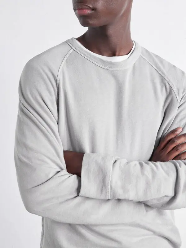 JAMES PERSE Garment-dyed Sweatshirt - Gray
