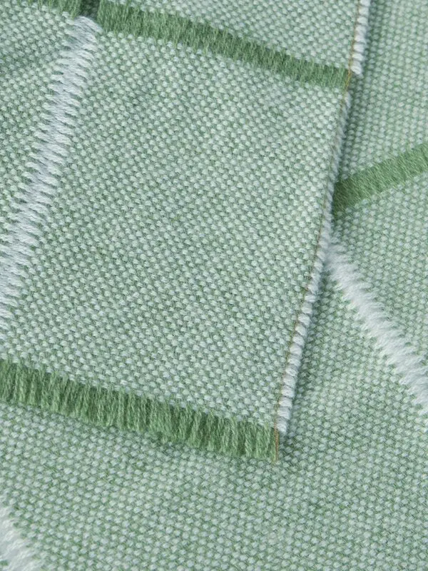 GOD'S TRUE CASHMERE Fringed Striped Cashmere Scarf