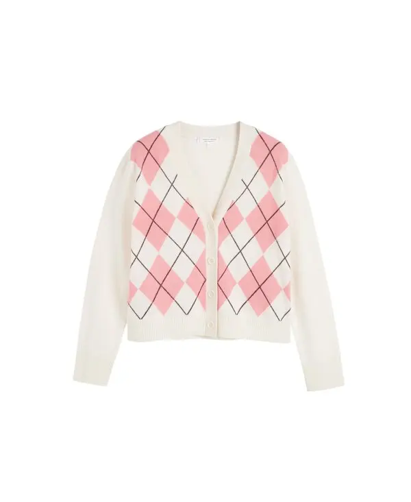 Chinti & Parker Wool-cashmere Diamond Cardigan