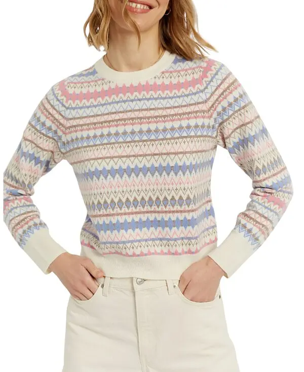Chinti & Parker Wool-cashmere Winter Fair Isle Pullover Sweater