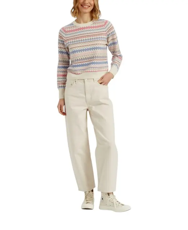 Chinti & Parker Wool-cashmere Winter Fair Isle Pullover Sweater