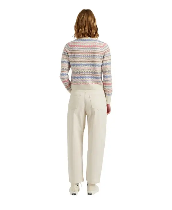 Chinti & Parker Wool-cashmere Winter Fair Isle Pullover Sweater