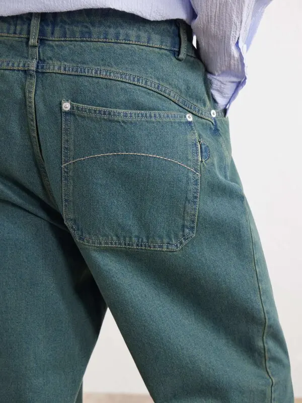 Folk Barrel-leg Jeans