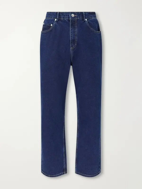 Folk Barrel Leg Jeans - Blue