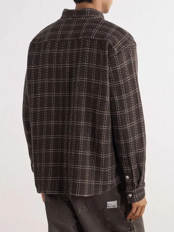 3sixteen Utility Checked Cotton-flannel Shirt