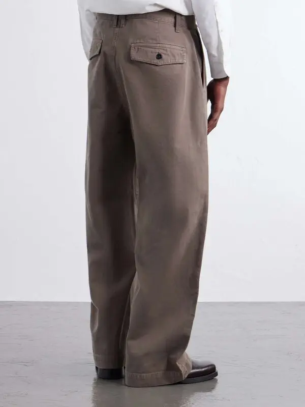 AGOLDE Warwick Wide-leg Recycled-cotton Twill Trousers