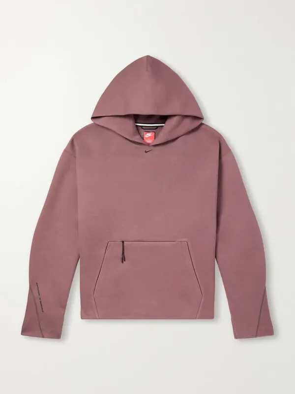 Nike Tech Ergo Jersey Hoodie - Red