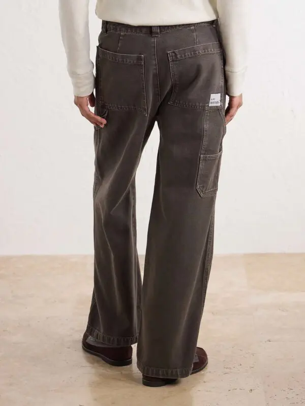 A.p.c. Dan Carpenter Wide-leg Cotton-canvas Trousers