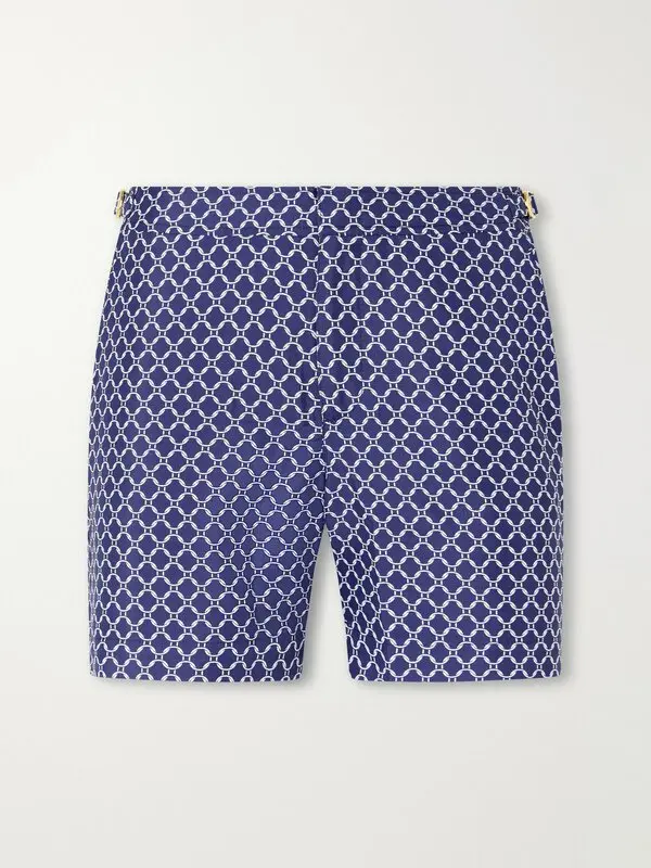 Orlebar Brown Bulldog Printed Swim Shorts - Blue