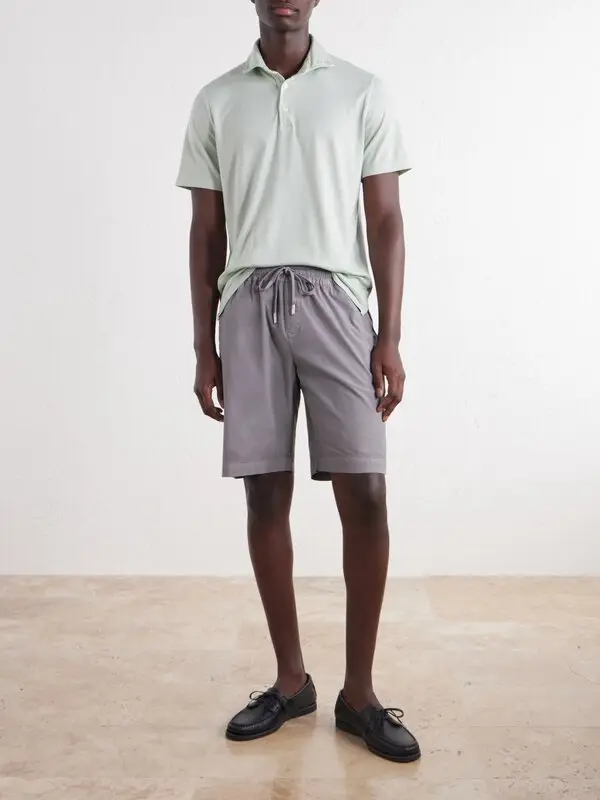 Fedeli Cotton-jersey Polo Shirt