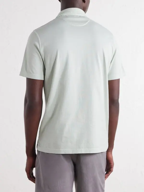 Fedeli Cotton-jersey Polo Shirt