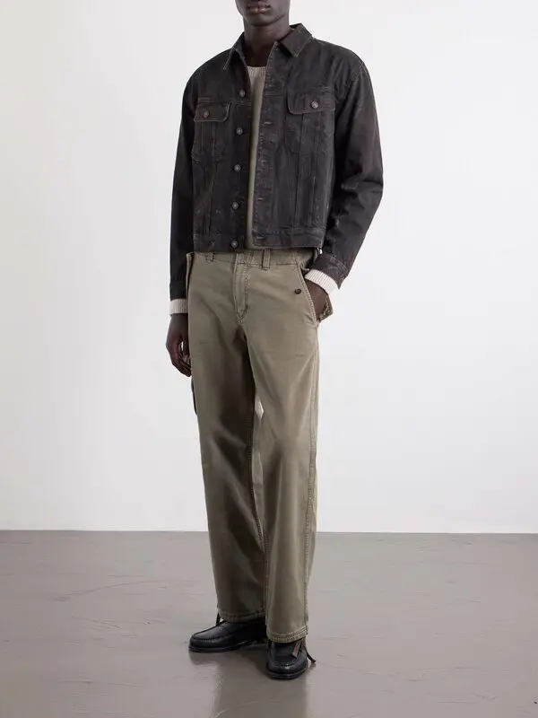 JEANERICA Monti Straight-leg Cotton-twill Trousers