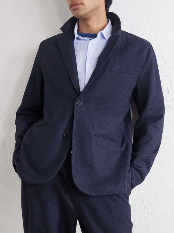 Folk Assembly Mélange Wool-blend Suit Jacket