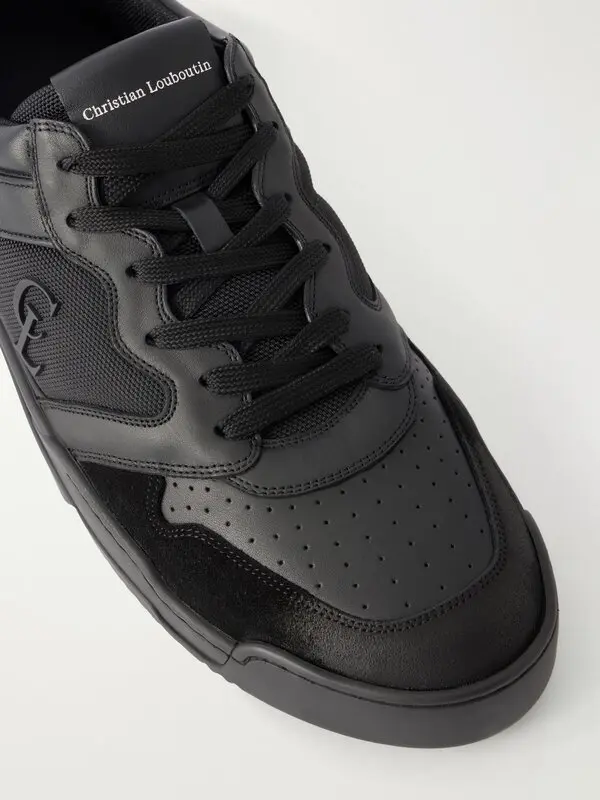 CHRISTIAN LOUBOUTIN Bsketball 1 Retro Sneakers - Black