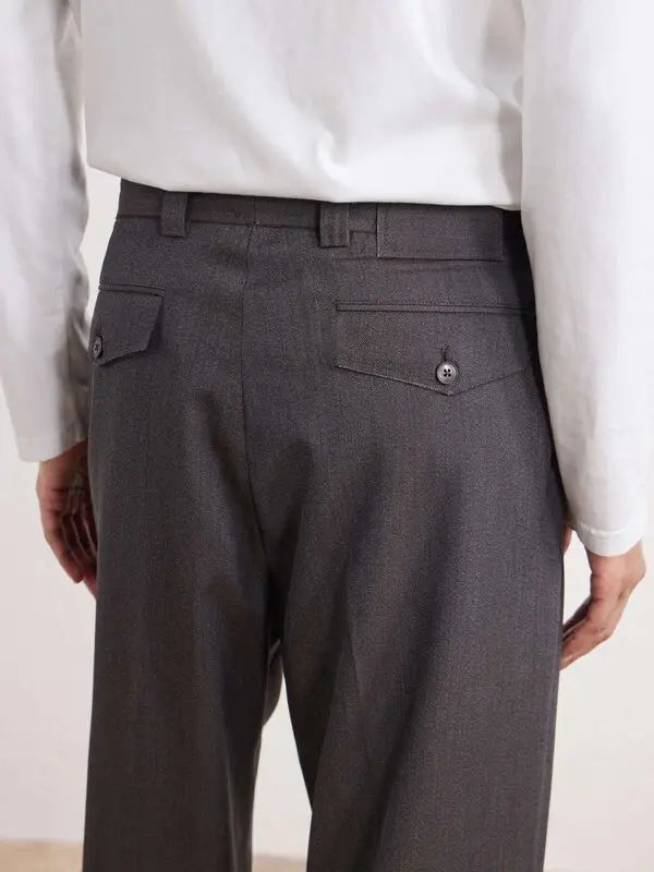 MFPEN Patch Straight-leg Wool-twill Trousers