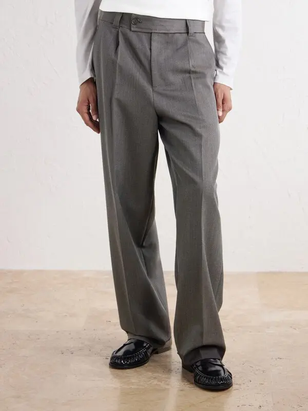 MFPEN Patch Straight-leg Wool-twill Trousers