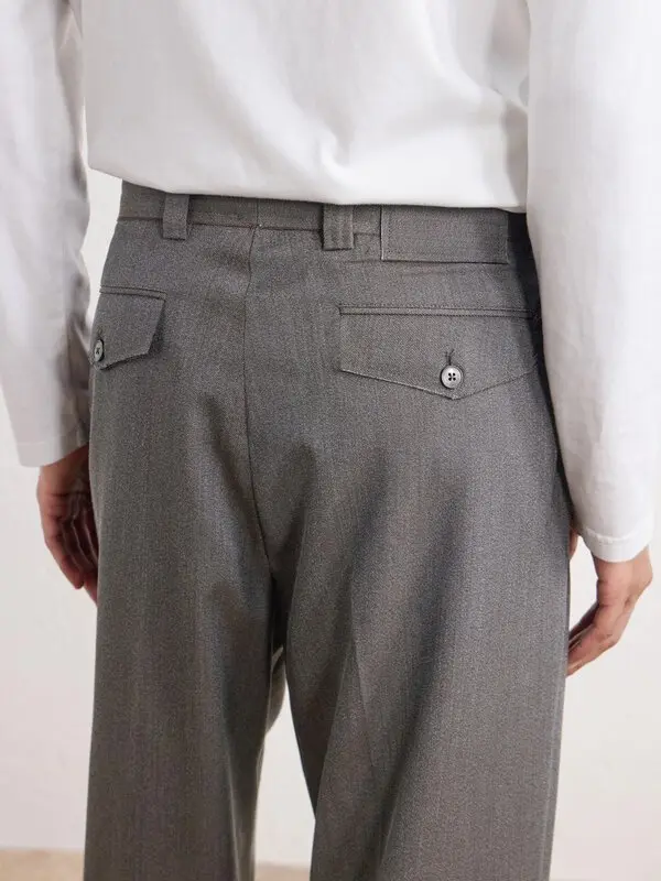 MFPEN Patch Straight-leg Wool-twill Trousers