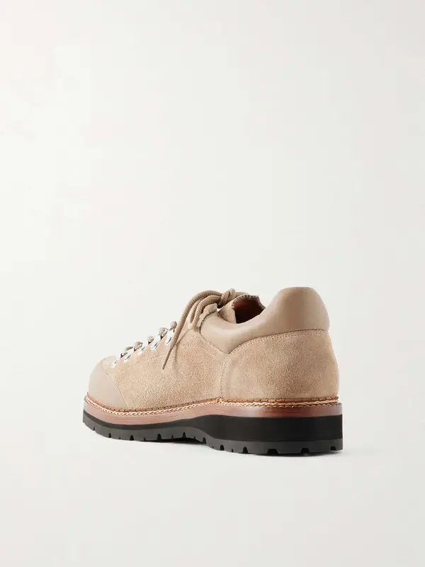 Polo Ralph Lauren Alpine Leather-trimmed Suede Hiking Boots