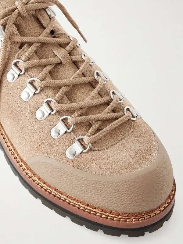 Polo Ralph Lauren Alpine Leather-trimmed Suede Hiking Boots