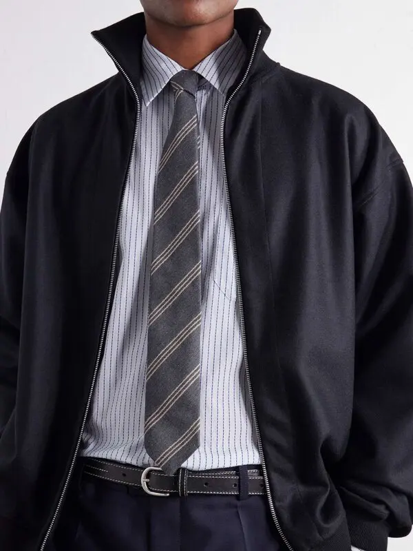 MFPEN Distant Striped Cotton-poplin Shirt