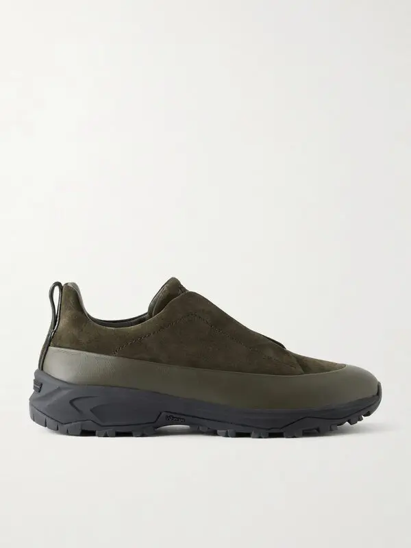 Zegna Triple Stitch™ Monte Slip-on Sneakers - Green