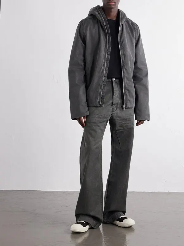 Rick Owens Geth Wide-leg Jeans - Gray