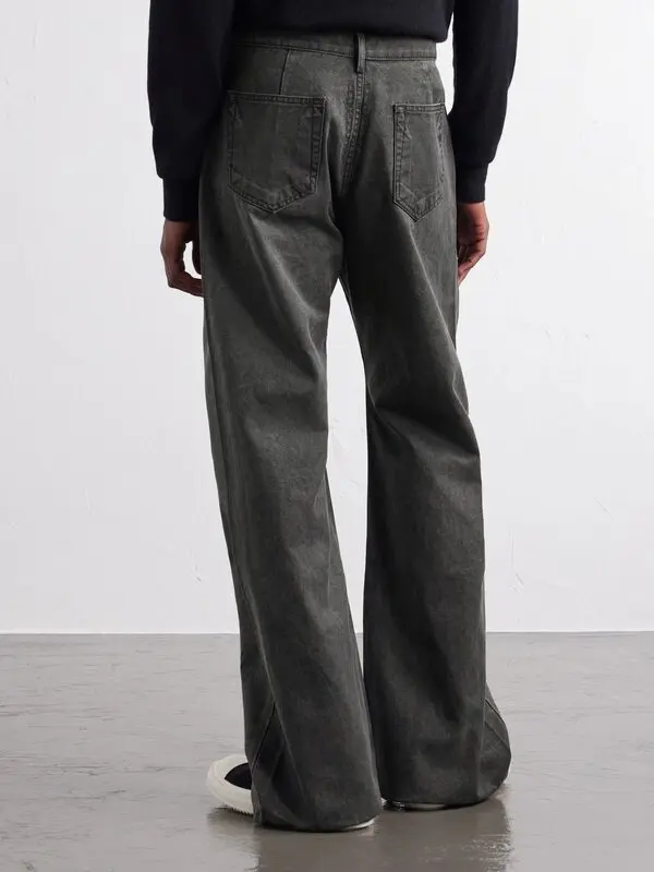 Rick Owens Geth Wide-leg Jeans - Gray