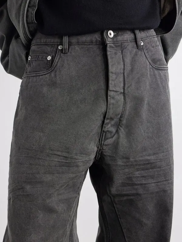 Rick Owens Geth Wide-leg Jeans - Gray