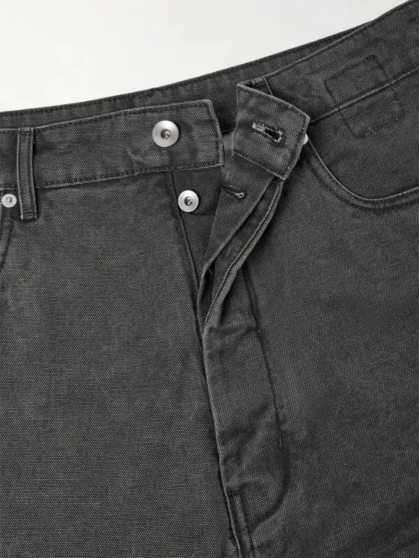 Rick Owens Geth Wide-leg Jeans - Gray