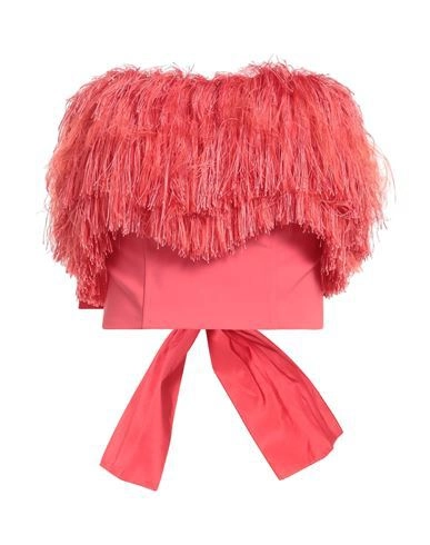 Elisabetta Franchi Top Coral Size Polyamide, Elastane, Polyester, Acetate, Linen - Red