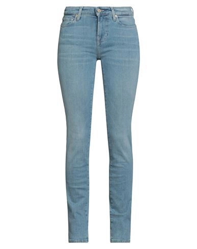 7 For All Mankind Jeans Size Cotton, Elastane - Blue