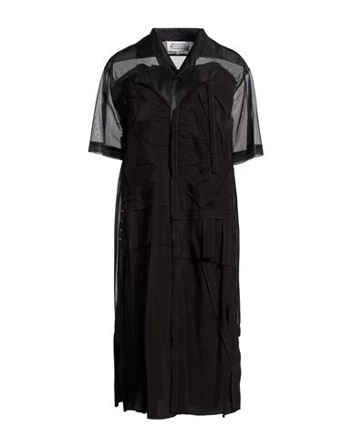 MAISON MARGIELA Midi Dress Size Polyester, Viscose - Black