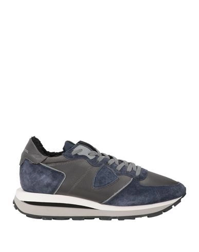 Philippe Model Sneakers Khaki Size Leather, Textile Fibers