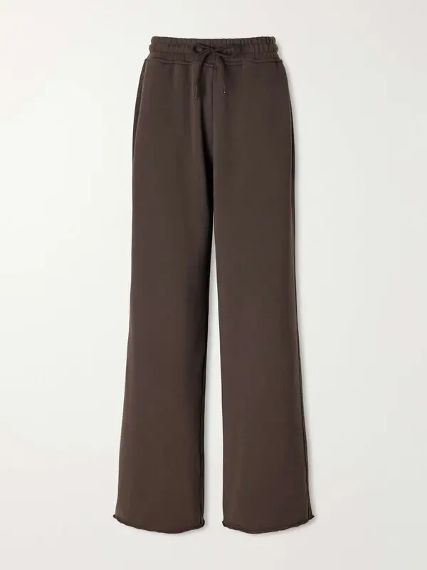 On Club Collective Cotton Wide-leg Pants - Brown