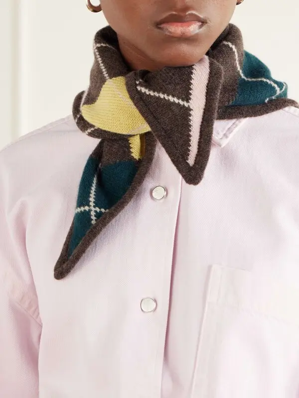 &daughter Ava Argyle Cashmere Scarf