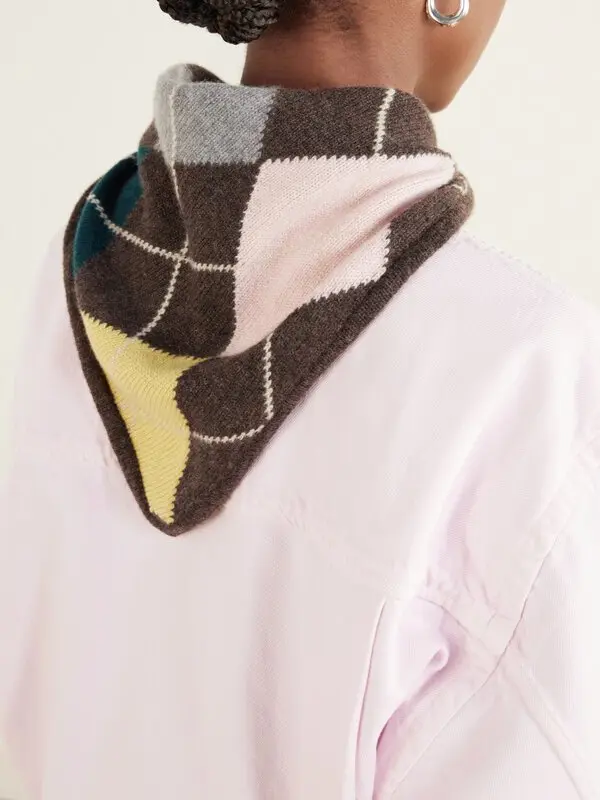 &daughter Ava Argyle Cashmere Scarf