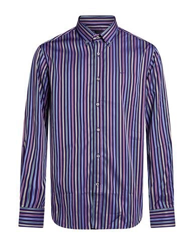 Paul & Shark Silver Collection Shirt Midnight Size Cotton - Blue