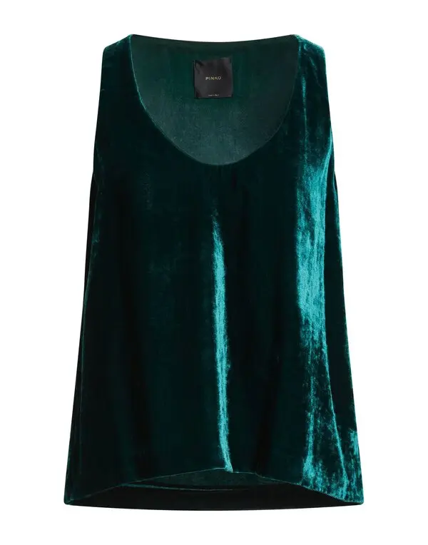 Pinko Top Emerald Size Viscose, Nylon