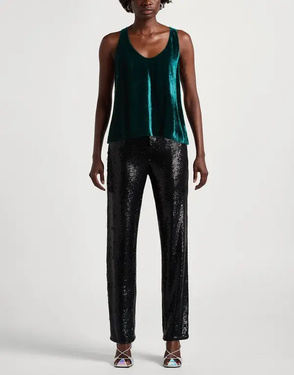 Pinko Top Emerald Size Viscose, Nylon