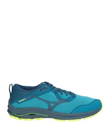 Mizuno Wave Rider Tt Sneakers In Deep Teal Textile - Green