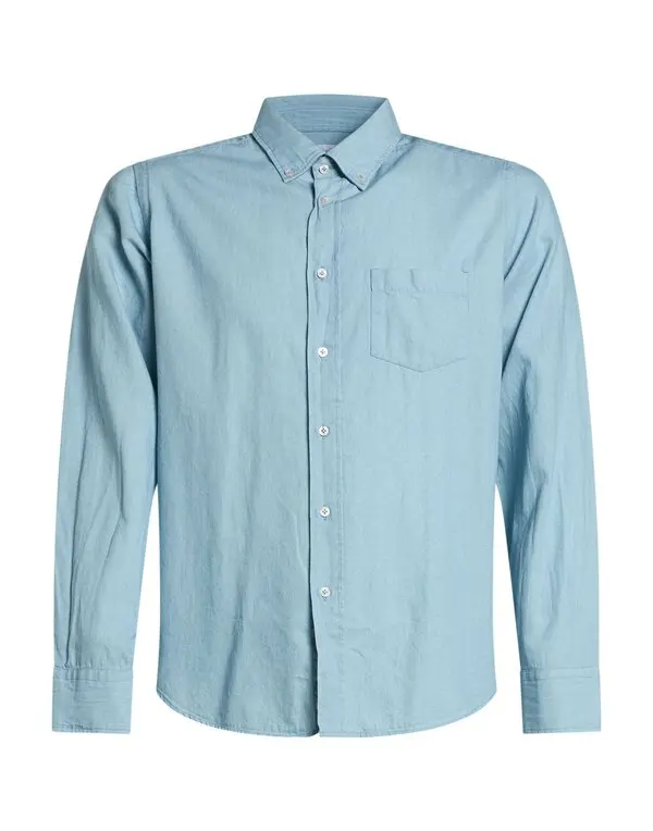 MANUEL RITZ Shirt Sky Size Cotton