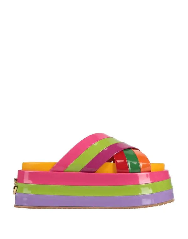 Dolce & Gabbana Calfskin Sandals - Fuchsia