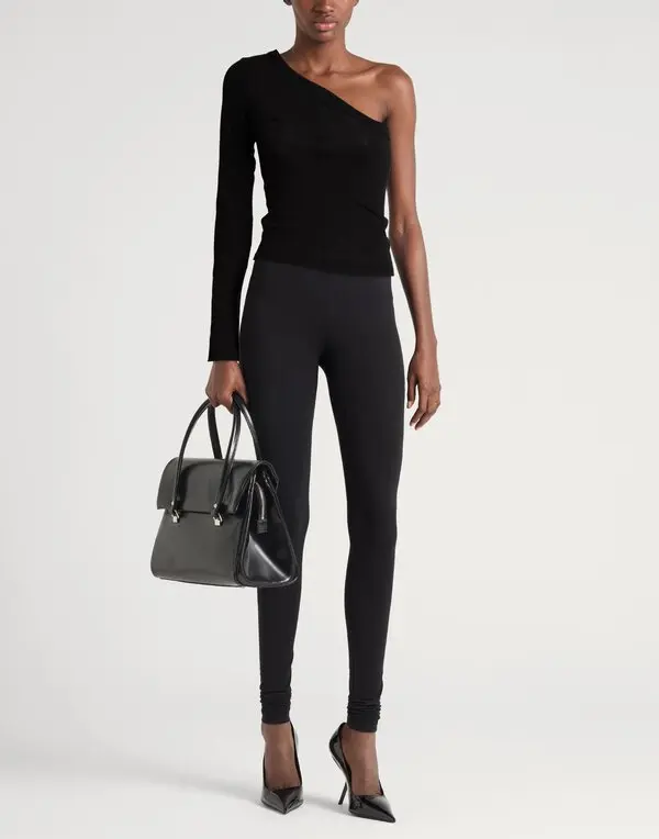 Rick Owens One-shoulder Cotton Top - Black