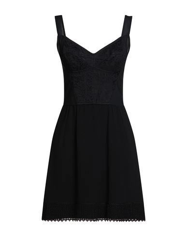 Dolce & Gabbana Mini Dress Size Polyamide, Viscose, Acetate, Elastane, Polyester - Black
