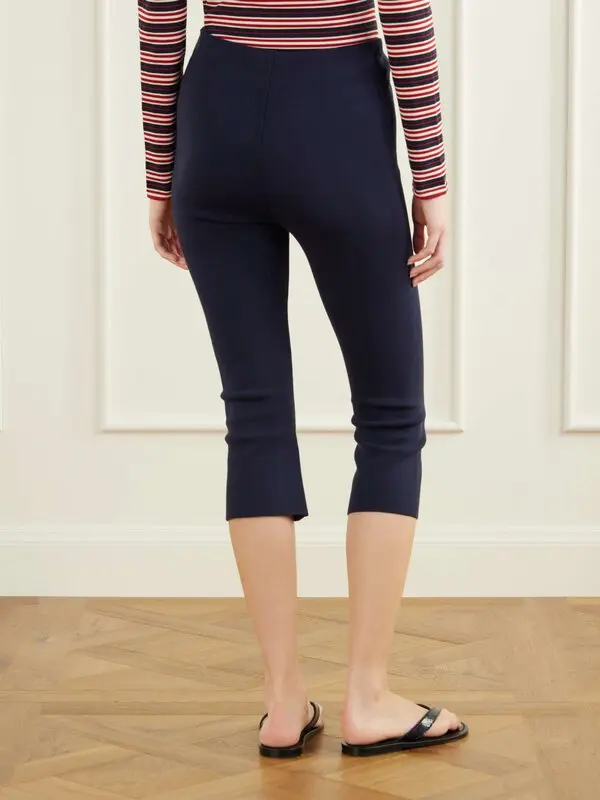 Faithfull The Brand Leandra High-rise Cotton-blend Capri Pants