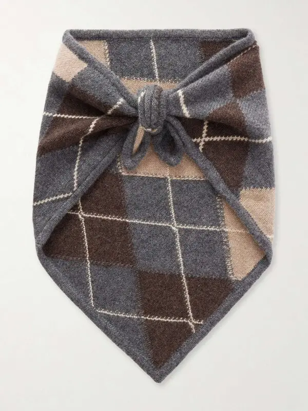 &daughter Ava Argyle Cashmere Scarf - Multi