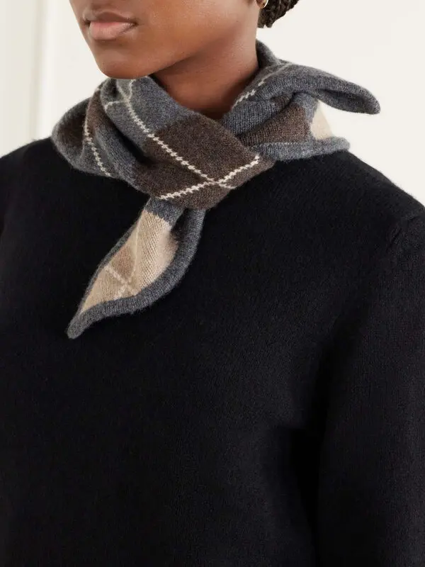 &daughter Ava Argyle Cashmere Scarf