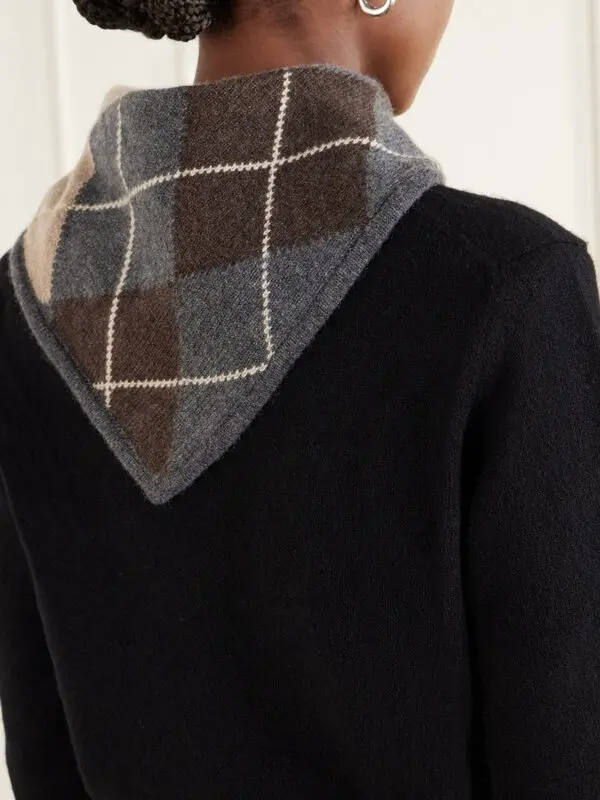 &daughter Ava Argyle Cashmere Scarf