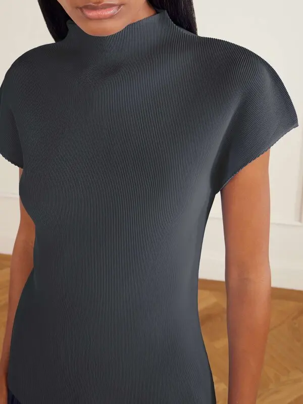 Issey Miyake Mist Plissé Blouse