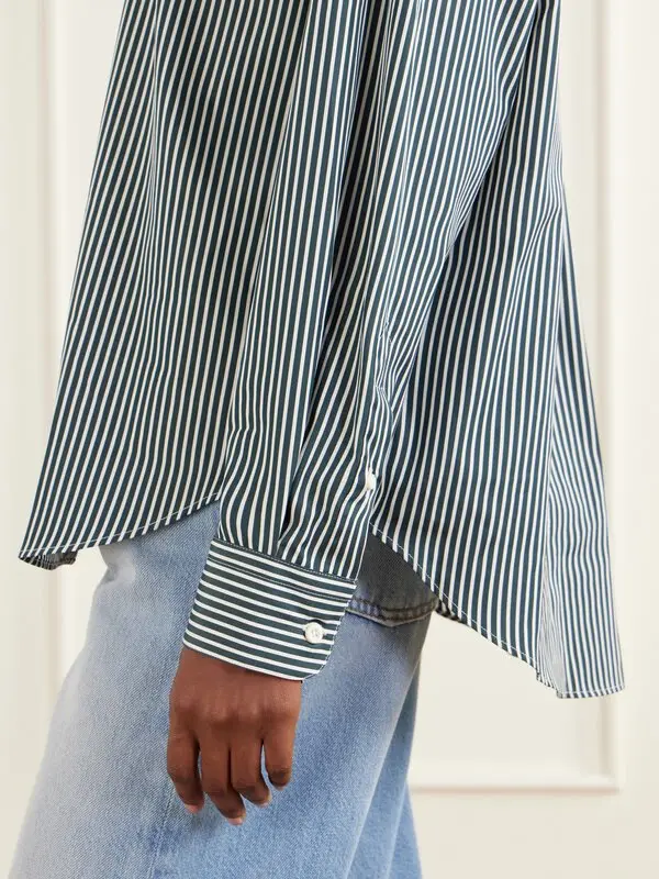 Comme Si La Camicia Cotton-poplin Shirt - Green